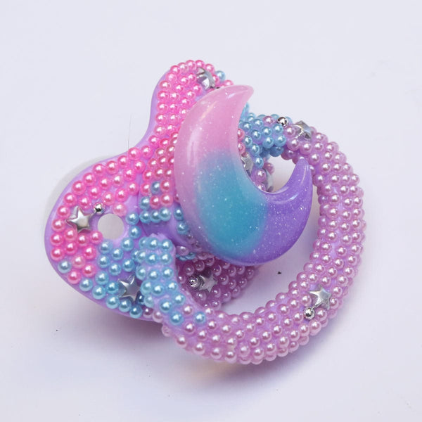 Pastel Magic Adult Pacifier – Peach Collective