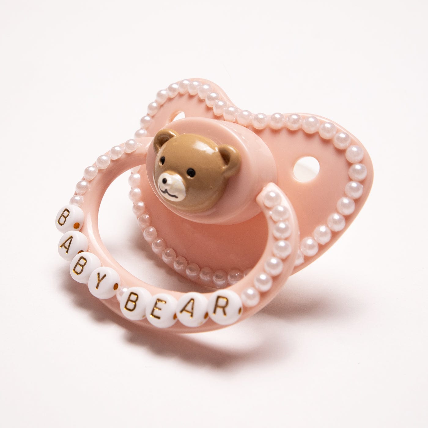 Blushing Baby Bear Adult Pacifier – Peach Collective