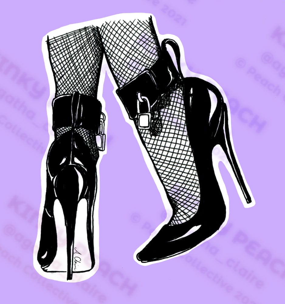 Stiletto Heels Sticker – Peach Collective