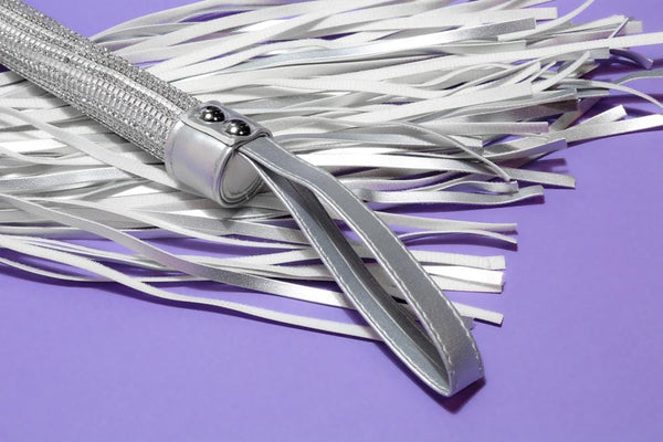 Silver Rhinestone Flogger – Peach Collective