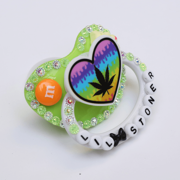 Lil Stoner Adult Pacifier – Peach Collective