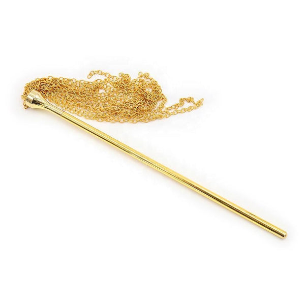 Gold Teaser Set with Feather Tickler and Chain Flogger – Peach Collective