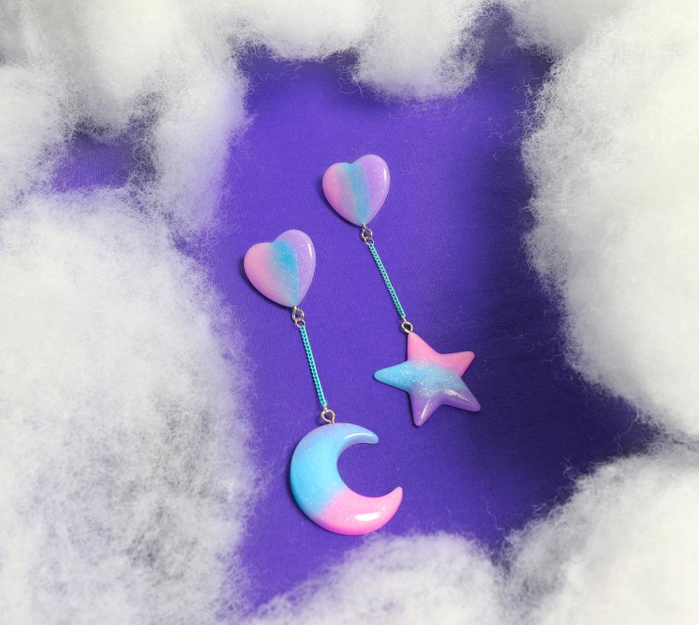 Pastel Magic Earrings – Peach Collective